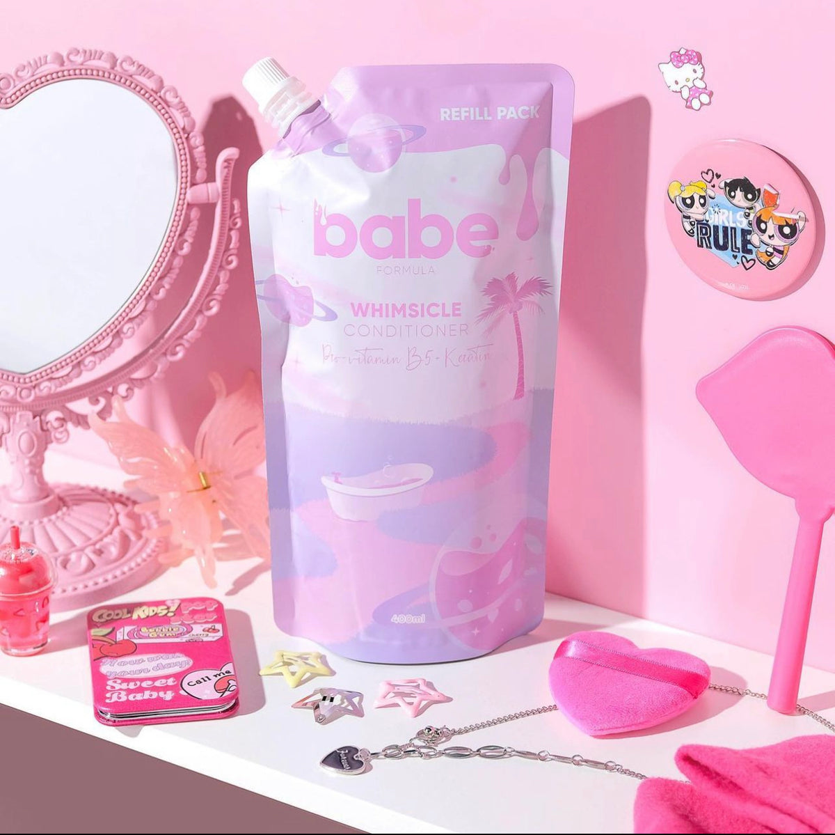 BABE FORMULA WHIMSICLE CONDITIONER REFILL PACK 400ML – Lalas Cosmetics